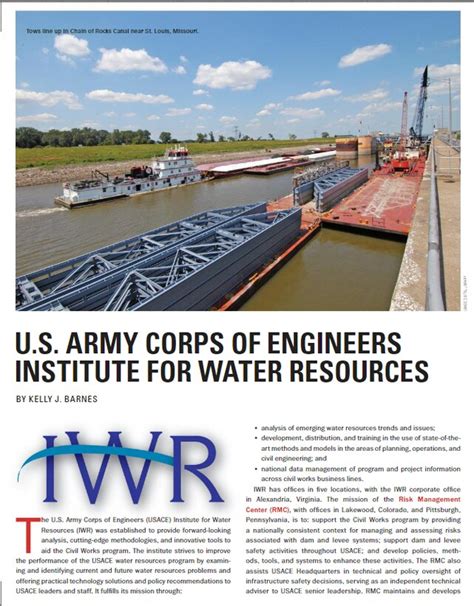 Image Of IWR Section In Publication