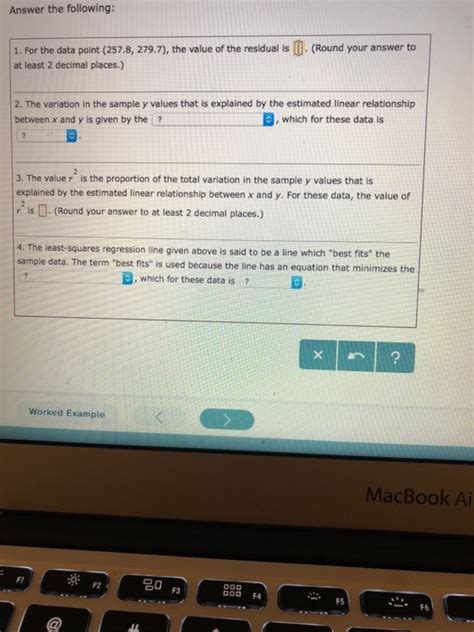 Solved Bivariate Data Obtained For The Paired Variables X Chegg