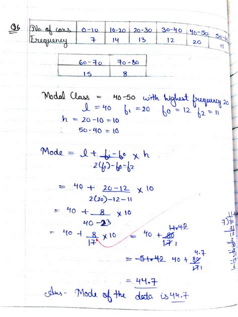 Ch 14 Part 2 Statistics1 Hand Written Notes Pdf