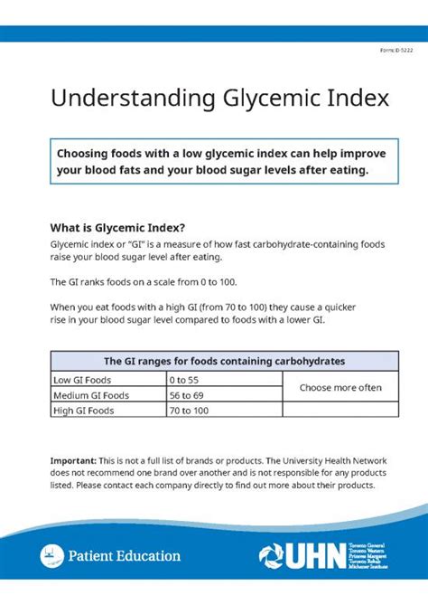Measure Pdf Online 144167 Understanding Glycemic Index