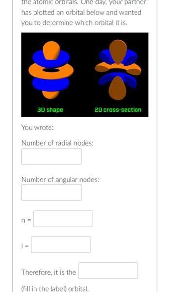 answered you wrote number of radial nodes 30… bartleby