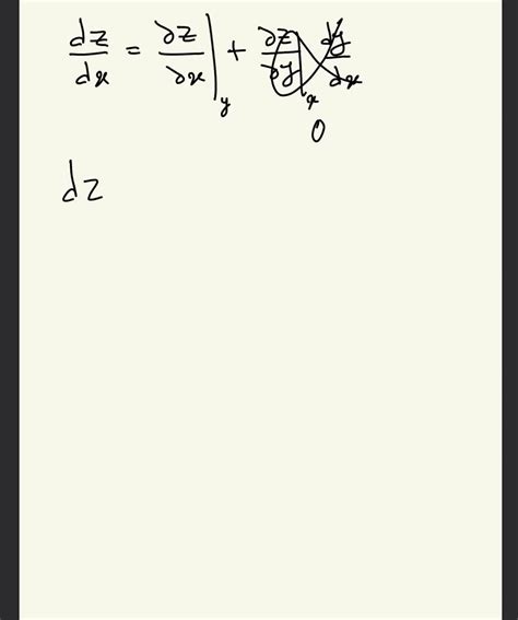 Solvedconsider A Function Zx Y And Its Partial Derivative ∂z ∂y