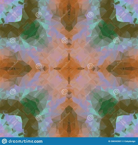 Geometric Mosaic Seamless Pattern Design Repeat Textile Design Surface Design Stock