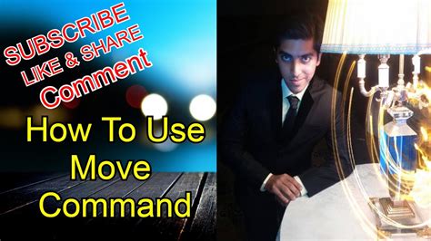 How To Use Move Command In Autocad YouTube