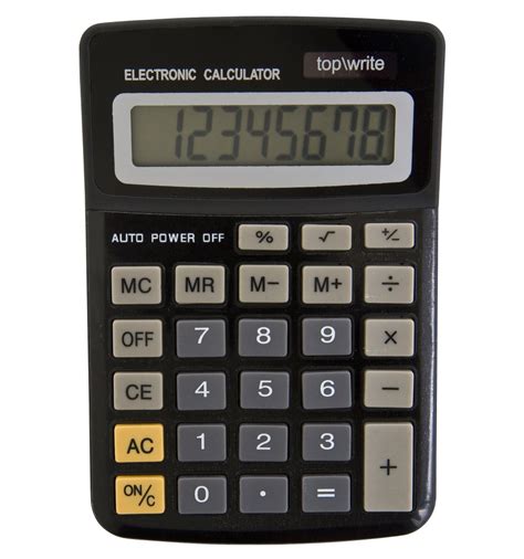 8 Digit Electronic Top Write Calculator