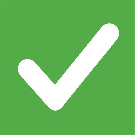 Fill Green Tick Mark Approved Check Mark Icon Symbols Symbol For Website Computer And Mobile