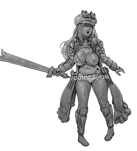 Rule 34 Armor Beret Big Breasts Bra Breasts Breasts Out Cleavage