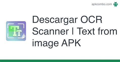 Ocr Scanner Text From Image Apk Android App Descarga Gratis