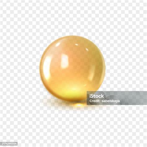 투명한 배경에 황금 반짝이는 공의 3d 벡터 일러스트 레이 션 3차원 형태에 대한 스톡 벡터 아트 및 기타 이미지 3차원