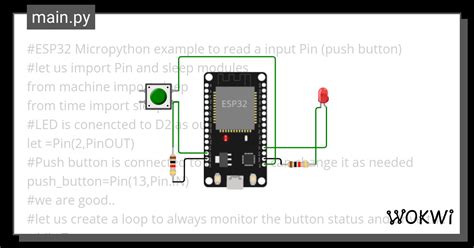 Micropython Led Ahmad Esp32 Copy Wokwi Esp32 Stm32 Arduino Simulator