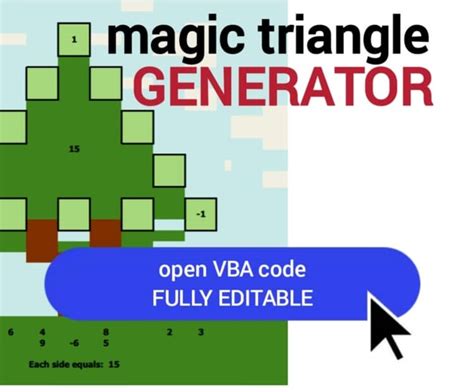 Magic Triangle Math Puzzle Generator By Software4school Tpt