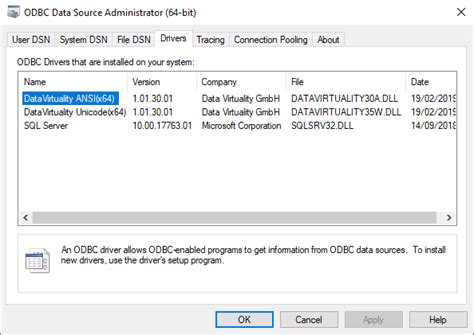 Installing Cdata Virtuality Odbc Windows
