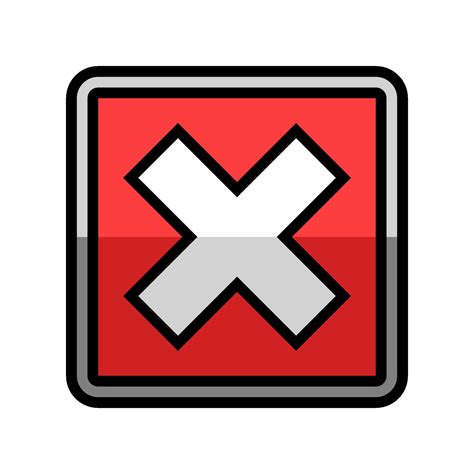 Close Button Color Icon Vector Illustration Vector Art At Vecteezy