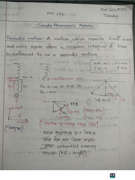 Phy 101 Mid Note Pdf