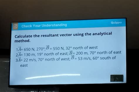 Calculate The Resultant Vector Using The Studyx Calculate The Resultant Vector Using The Studyx
