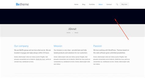 How To Remove Empty Space In Header Betheme Support Center