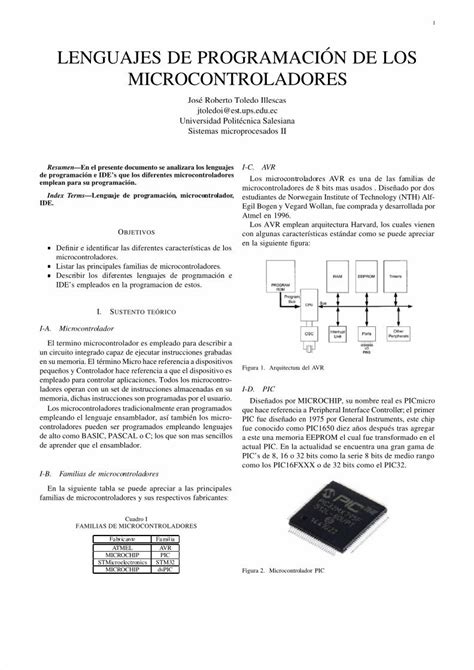 Pdf Lenguajes De Programación De Los Microcontroladores Dokumen Tips