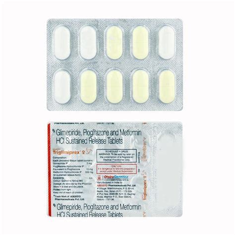 Triglimiprex 2mg Tablet 10s Price Uses Side Effects Netmeds