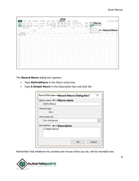 Excel Macros Tutorial Pdf