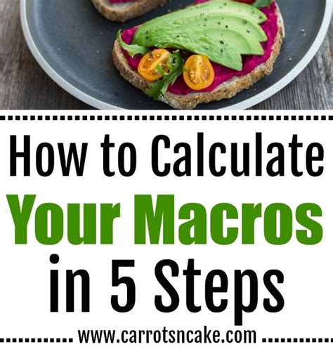 How To Calculate Your Macros In 5 Steps