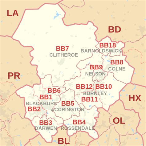 Bb Postcode Area Bb1 Bb2 Bb3 Bb4 Bb5 Bb6 Bb7 Bb8 Bb9 Property