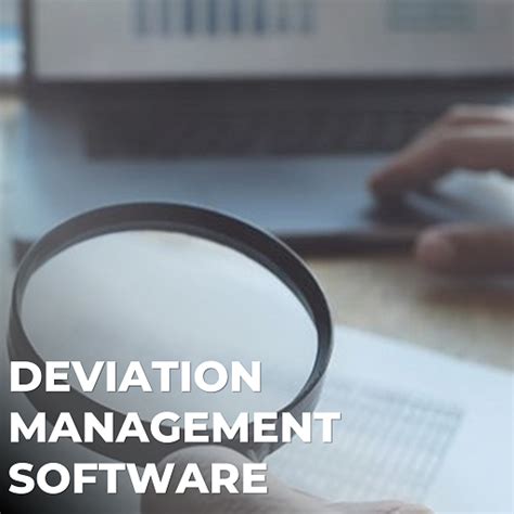 Deviation Tracking Error Reduction Minimize Reporting Mistakes