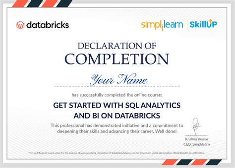 Free Databricks For Sql Analytics And Bi Course