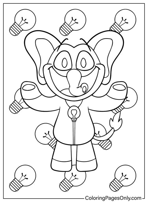 Bubba Bubbaphant Color Page Free Printable Coloring Pages