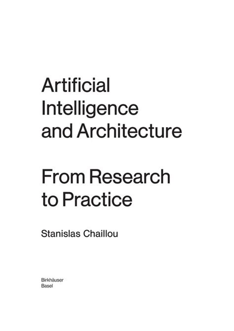 Harvard University Artificial Intelligence And Architecture From Research To Practice Page