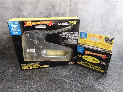 Arrow Model T50 Stapler With Staples Gc5 Auctions