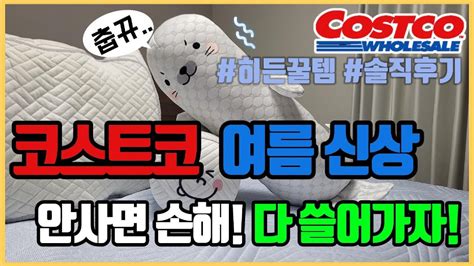 코스트코 7월 찐구매 추천템 신상and할인 15ㅣ 집코바 도리로코스 단호박케이크 냉감패드 냉감쿠션 마리나라 소스 여름 속옷 코세정제 여름 모자 코스트코 아이스
