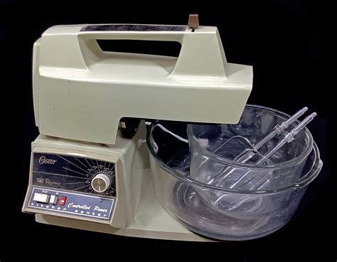Lot Vintage Oster Regency Kitchen Center Mixer