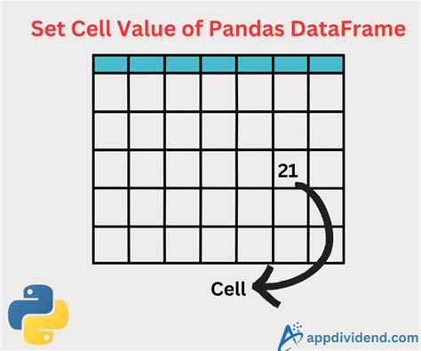 How To Set Cell Values In Pandas Dataframe Appdividend