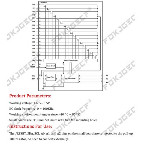 Bảng Mạch Mở Rộng Cjmcu 9548 Tpa9548 Tpa9548a 1 To 8 I2c 8 Chiều Shopee Việt Nam