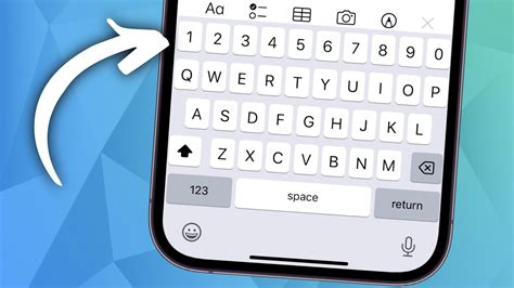 How To Add Number Rows Above Alphabets In Keyboard On Iphone Youtube