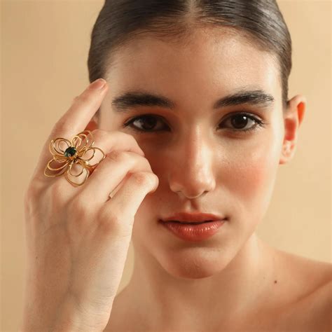 Buy Stylish Silver And Gold Plated Rings For Women Tfc