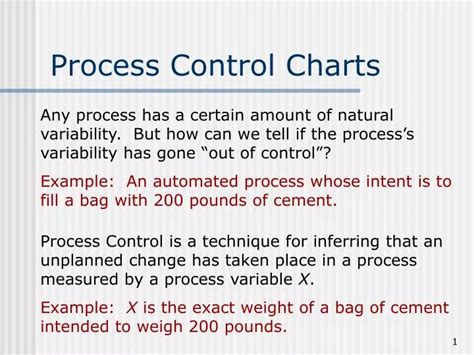 PPT Process Control Charts PowerPoint Presentation Free Download ID 3864100