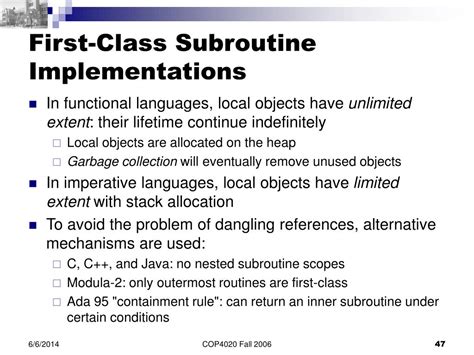 Ppt Cop4020 Programming Languages Powerpoint Presentation Free Download Id1299346