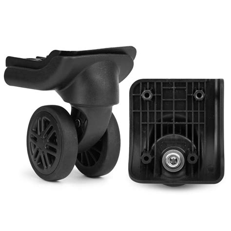 Ech Apr 1 Pair Luggage Wheels Replacement Mute Suitcase Wheel Repair