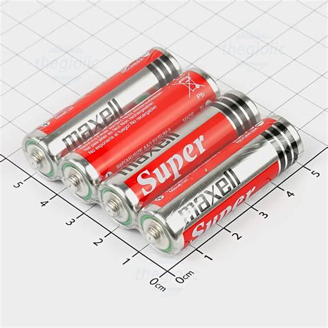 Vỉ 4 Viên Pin Maxell AA Cacbon Super THẾ GIỚI VĂN PHÒNG PHẨM ĐỒ