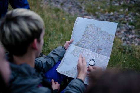 Hikers Using A Compass And Premium Photo Rawpixel