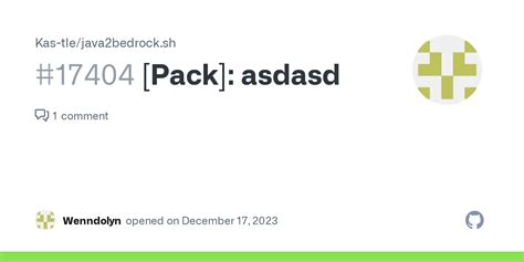 Pack Asdasd · Issue 17404 · Kas Tlejava2bedrocksh · Github