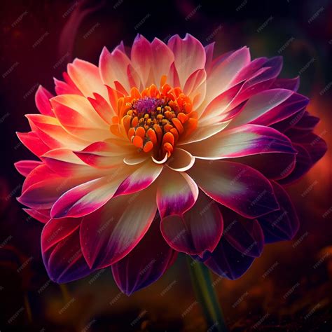 Die Schönste Blume Der Welt Aus Nächster Nähe Generative Ki Premium Foto
