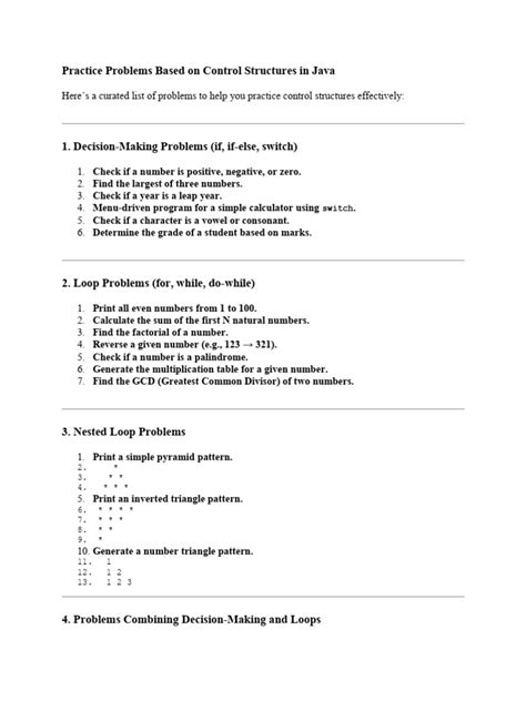 Programs Control Flow Pdf