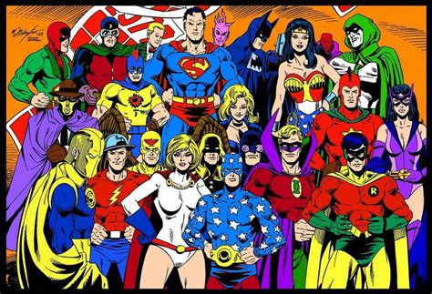 Artwork Bronze Age Justice Society By Joe Staton And Bob Layton 2008