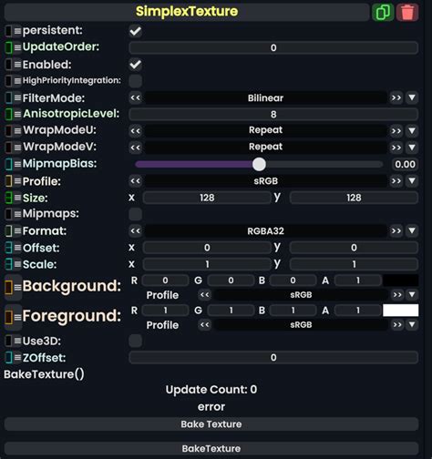 Component SimplexTexture Resonite Wiki