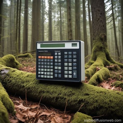 Quantum Computer In The Forest Stable Diffusion Online