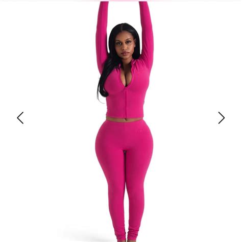 Body By Raven Tracy Pink Zip Up 🌟🌟top Only 🌟🌟 Depop