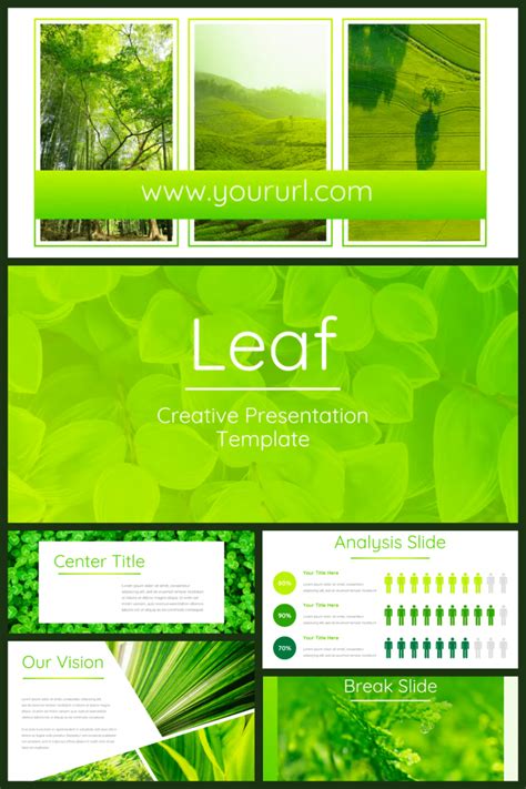 Leaf Powerpoint Template MasterBundles