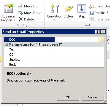 My SharePoint Enable BCC In SharePoint Designer 2010 Workflow